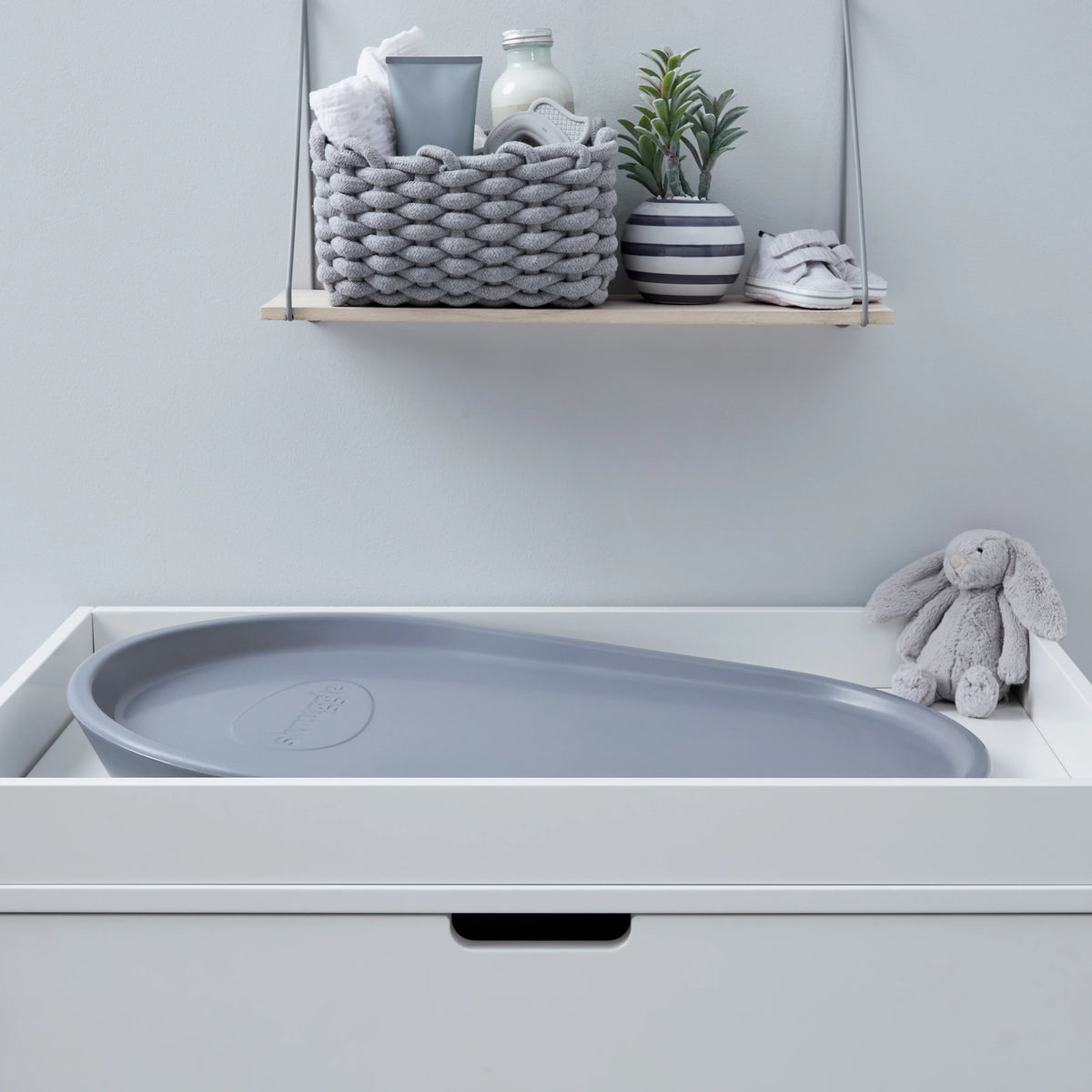 Shnuggle Squishy Changing Mat - Taupe | The Baby Den